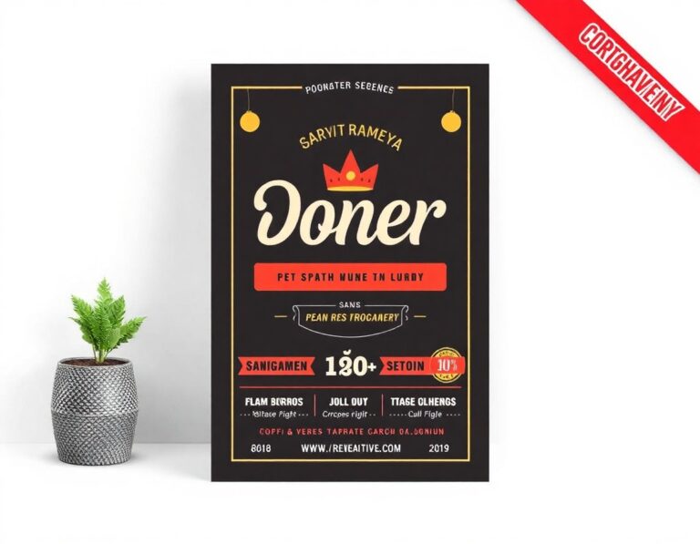 Döner Flyer Vorlage: Einzigartige Designs entdecken