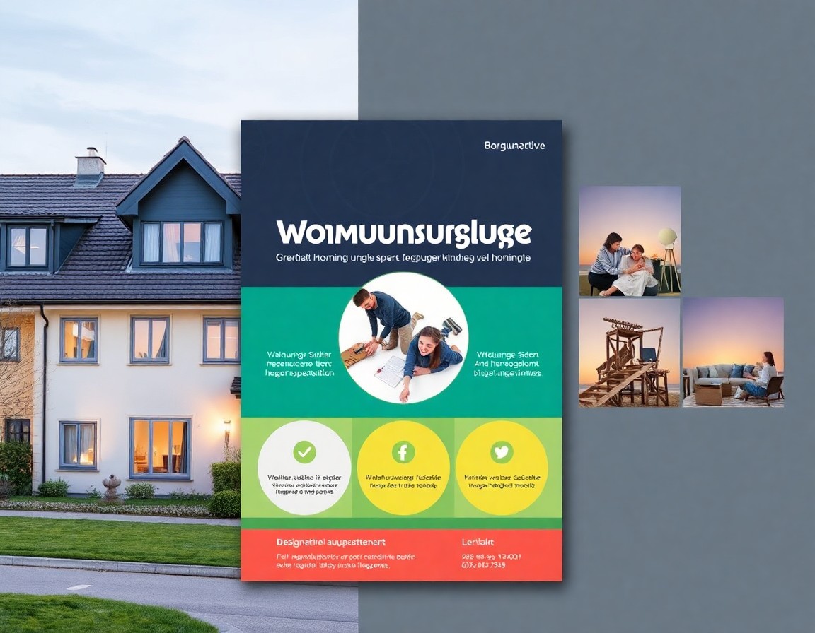 Wohnungssuche Flyer Vorlage - Effektive Design Ideen